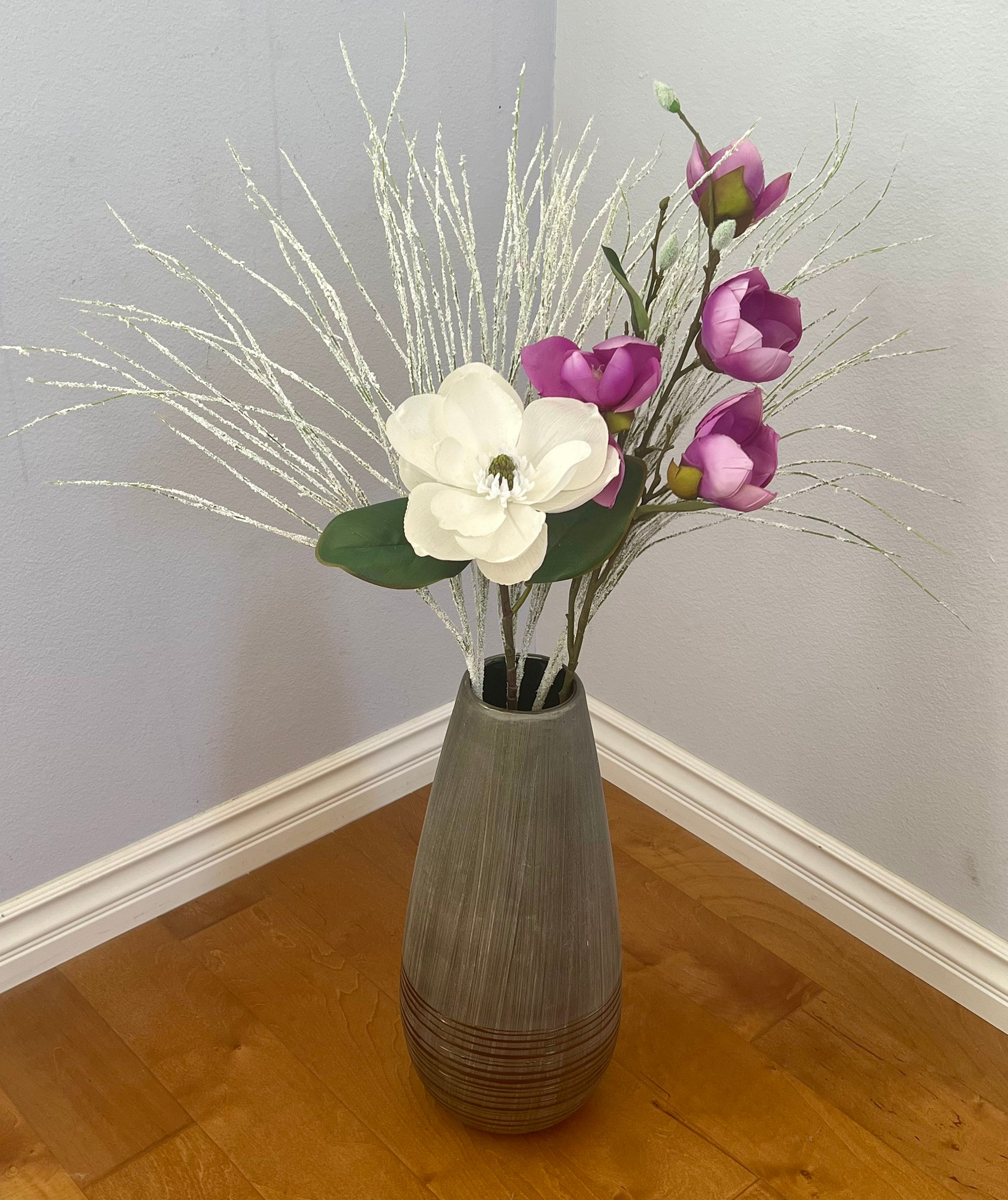 Floor Vase Artificial Flowers Arrangement - Etsy
