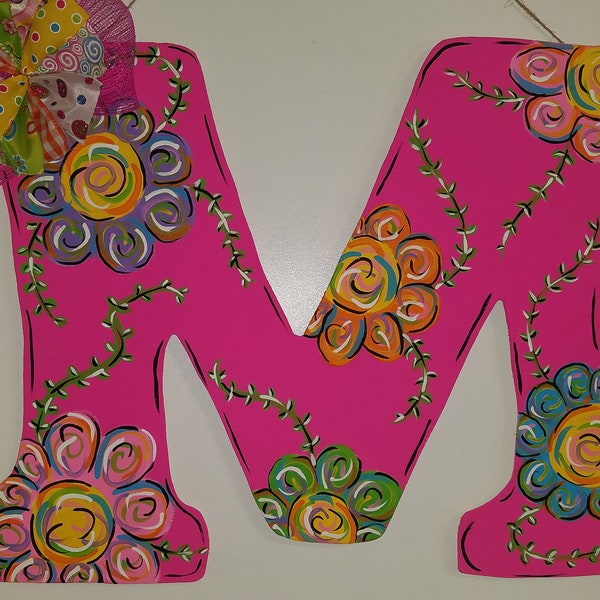 Letter M Door Hanger - Etsy