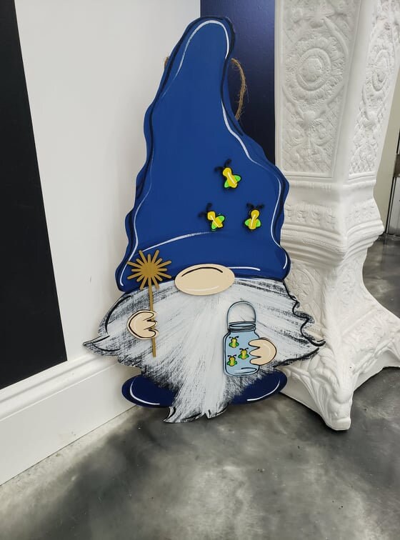 Fire Fly, Lightning Bug, Gnome, Door Hanger, Door Décor, Wreath - Etsy