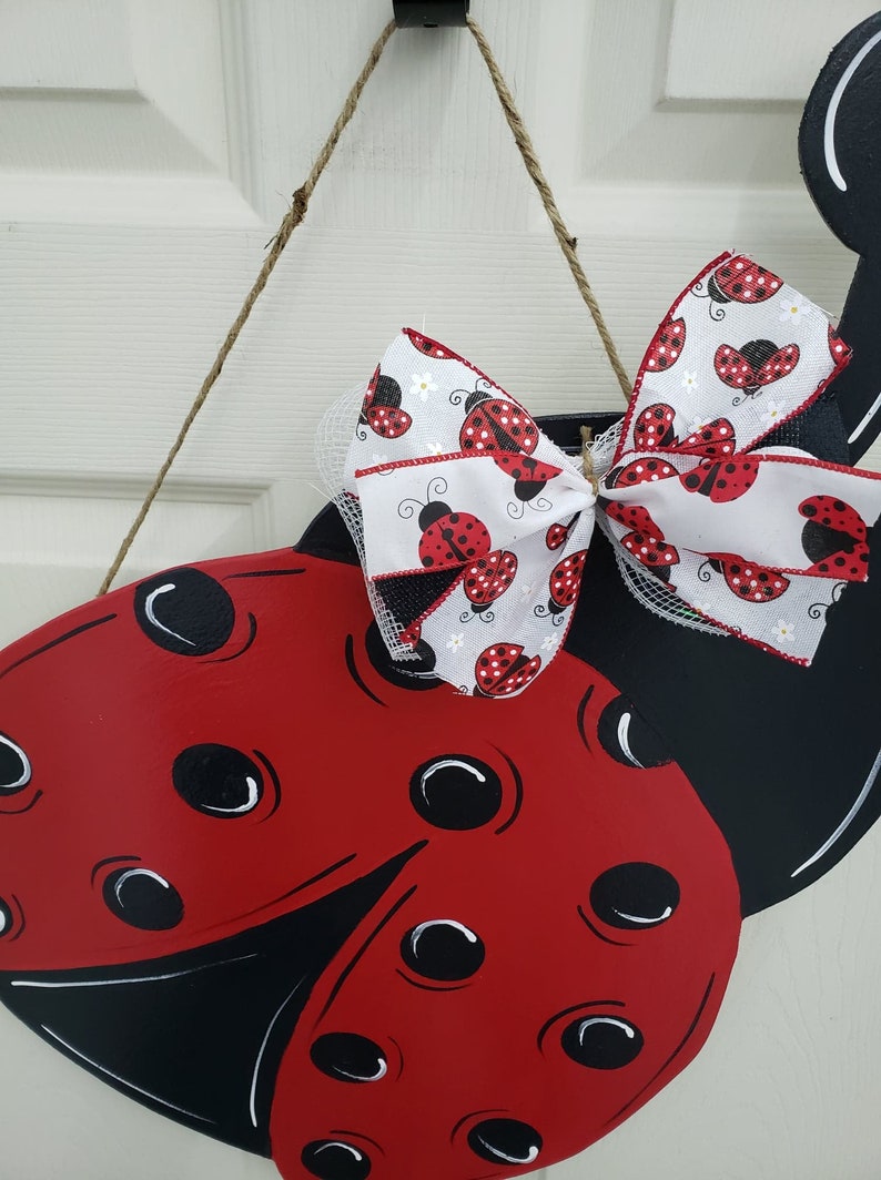 Lady Bug Door Hanger - Etsy