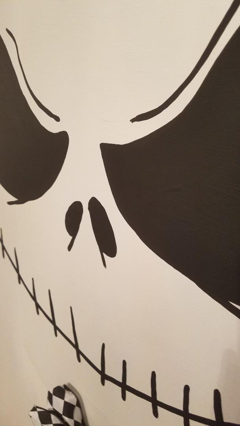 Jack Skellington Door Hanger Door Decor Halloween - Etsy