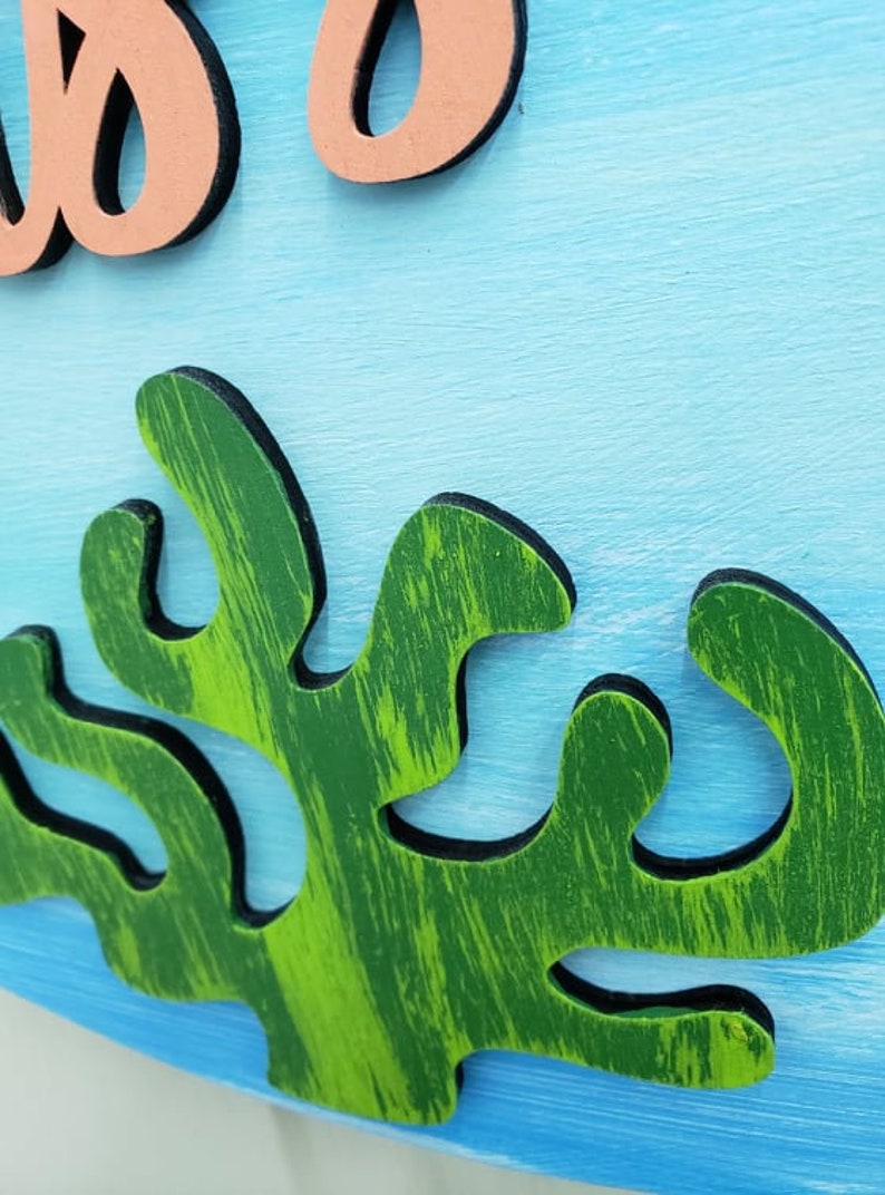 Class Teacher Ocean Sea Themed Door Hanger - Etsy