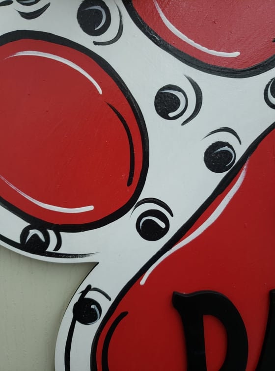 Go Dogs, Go Dawgs, Paw Print, Door Hanger, Door Decor,wreath, Georgia ...