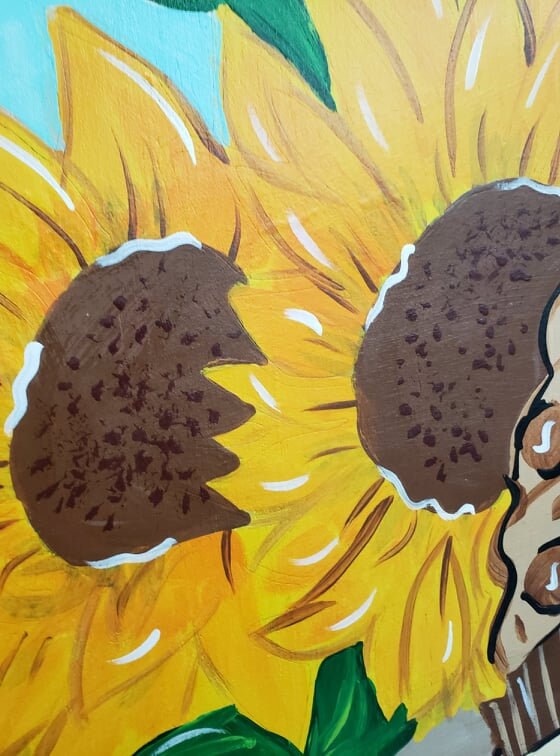 Sunflower Trunk Leopard Print Gnome Door Hanger - Etsy