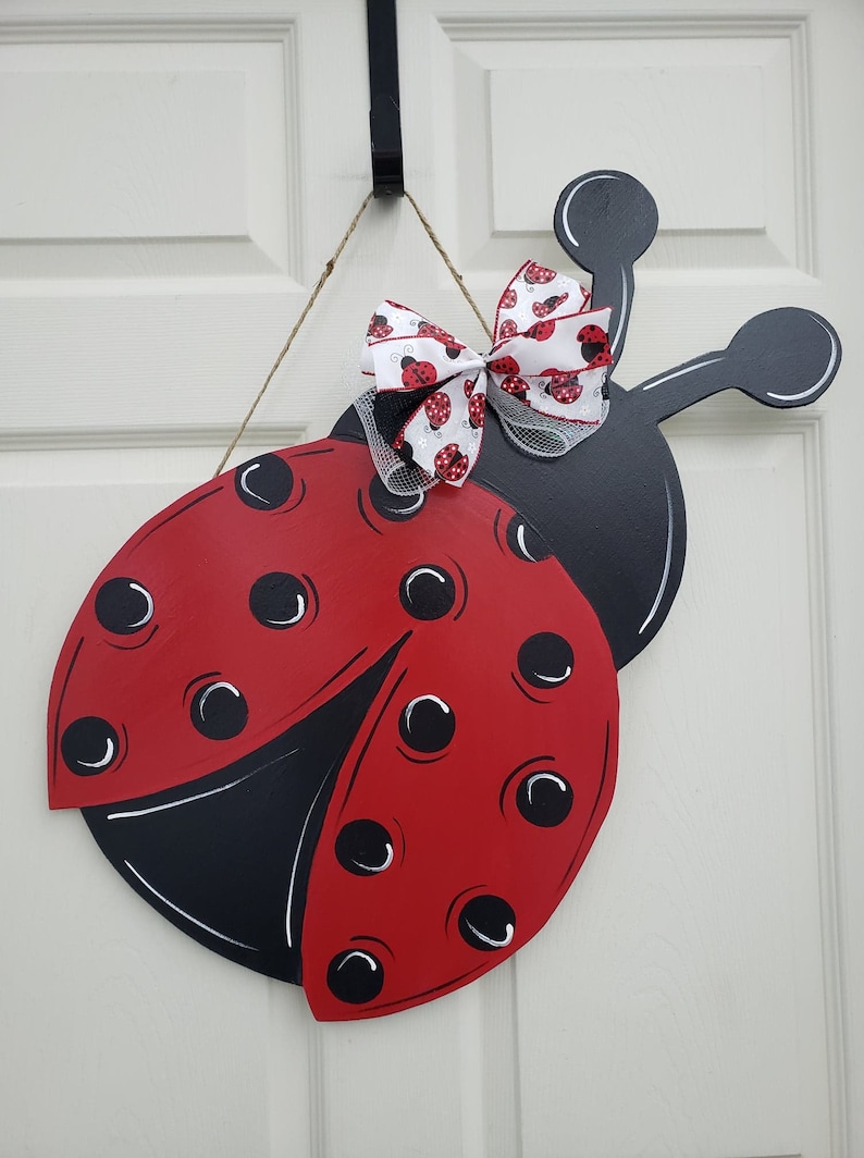 Lady Bug Door Hanger - Etsy