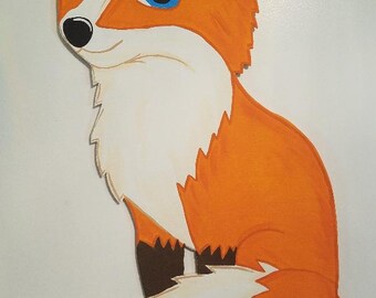 Fox Door Hanger - Etsy