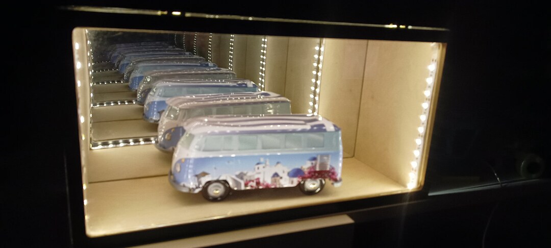 1/18 Scale Diecast Display Case Cabinet Holder Rack W/ UV Protection ...