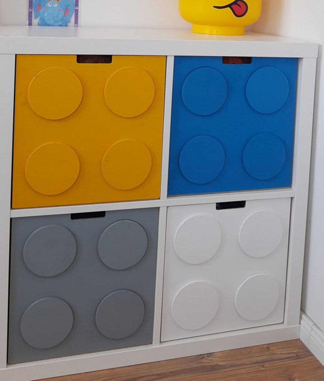 Easy no Tools Lego IKEA Kallax, Doors for the Kallax Shelf Assembly ...