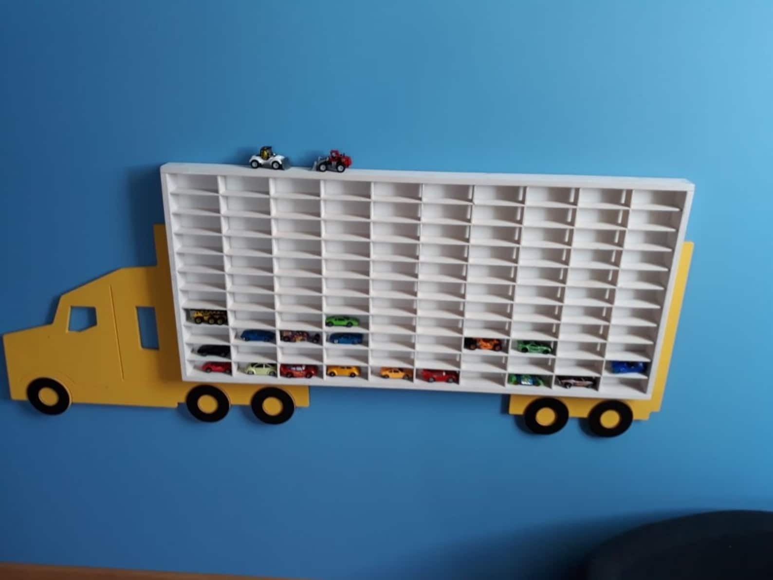 Toy Car Storage 110 Sections Shelf Garage for Hot Wheels - Etsy