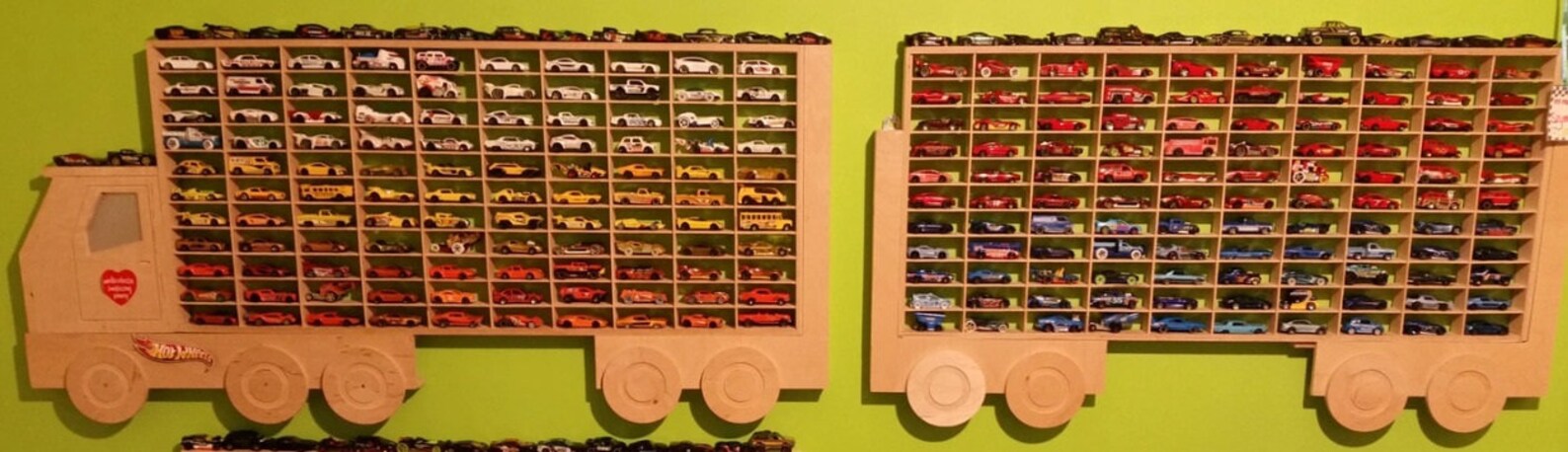 Whole Set of Toy Car Storage Truck Trailer 110 Sections - Etsy