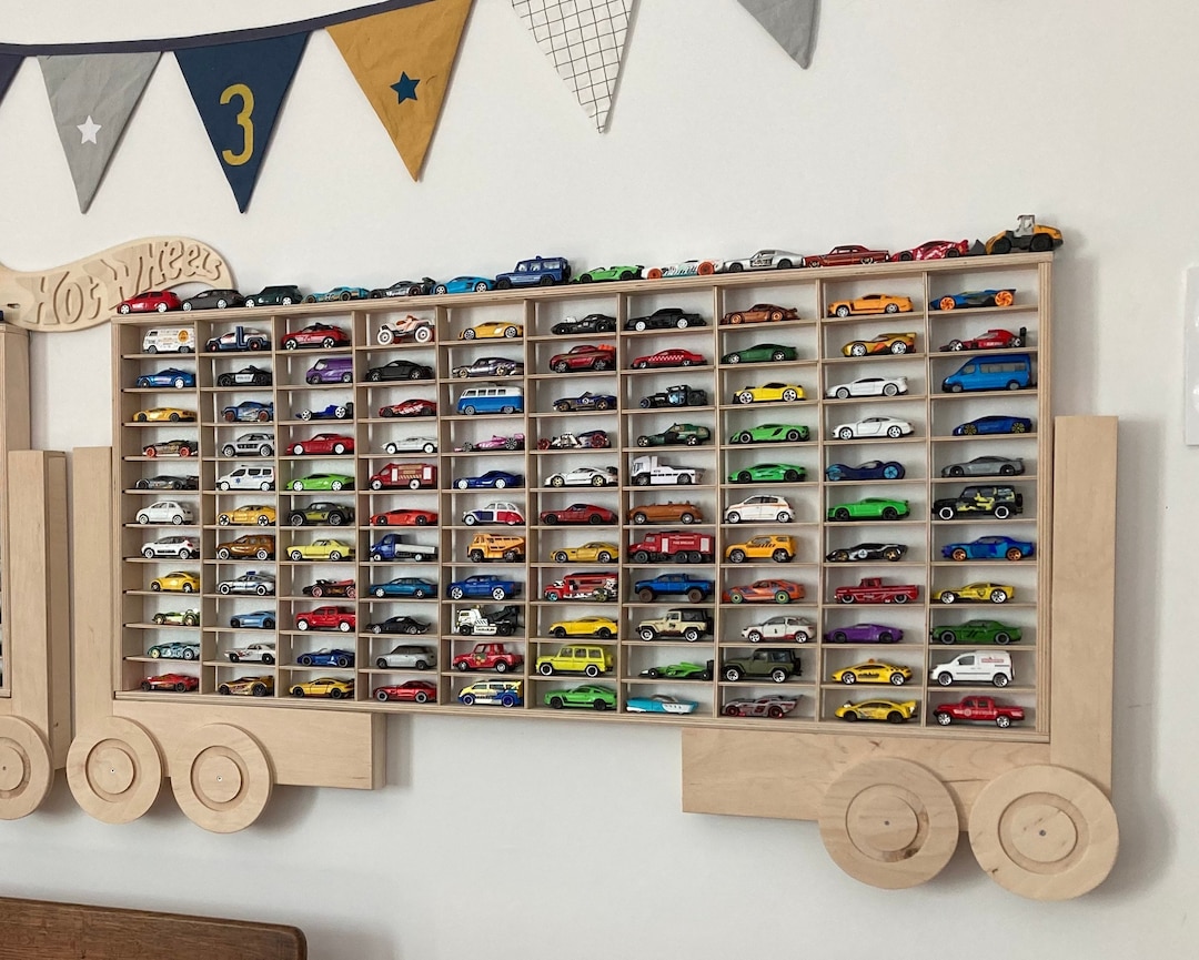 Installation of Trailer for Toy Car Storage 110 Section Car Trailer Set ...