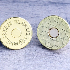 18mm Thin Magnetic Purse Snaps Closures 5 Sets - Etsy