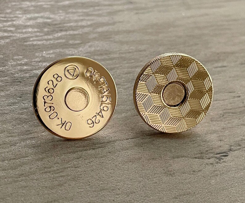 18mm Thin Magnetic Purse Snaps Closures 5 Sets - Etsy