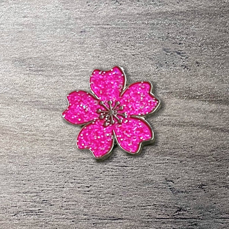 Sparkling Sakura Magnetic Snap (1pc) - Etsy