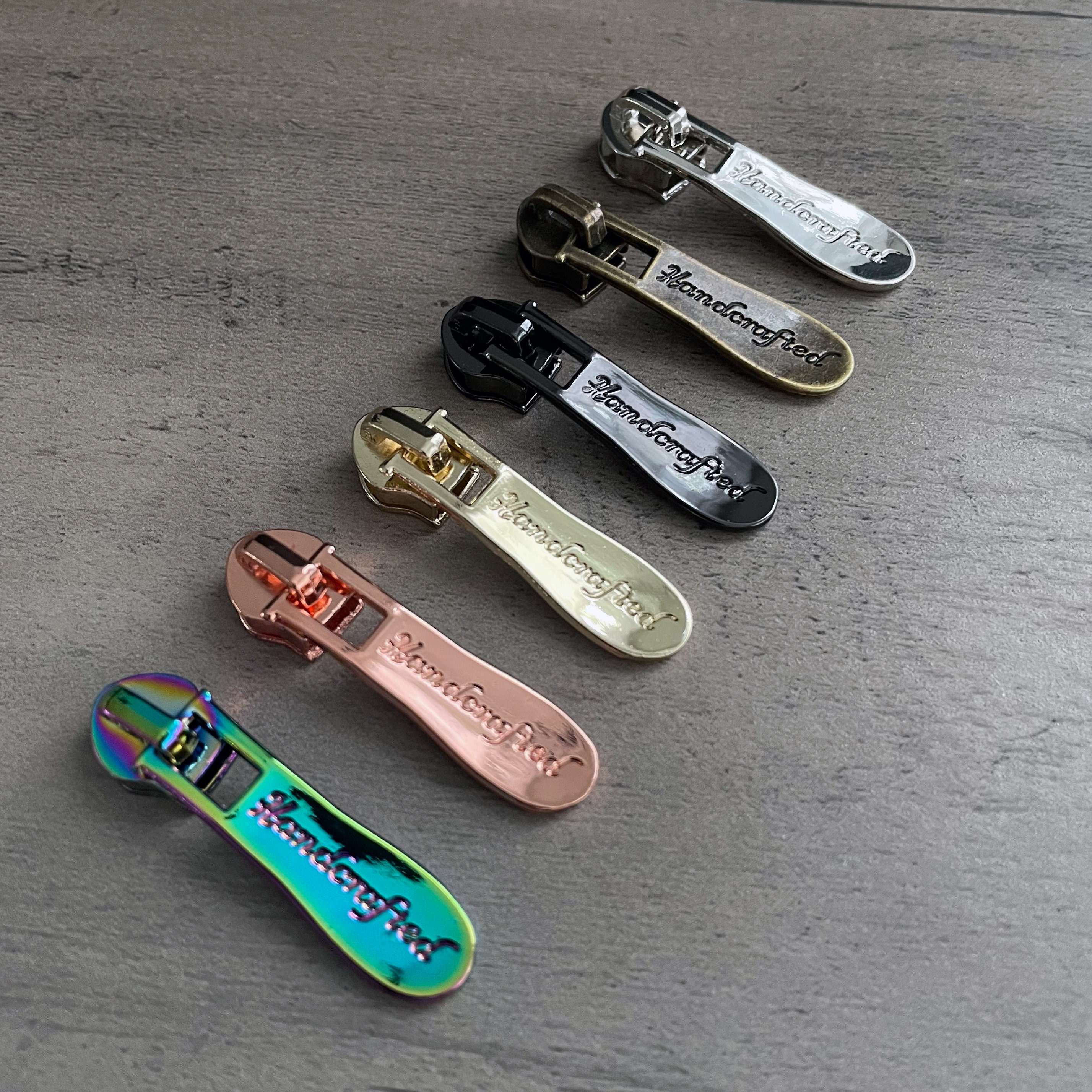 Handcrafted Zipper Pulls 5 Pcs Designed for 5 Nylon Zipper - Etsy