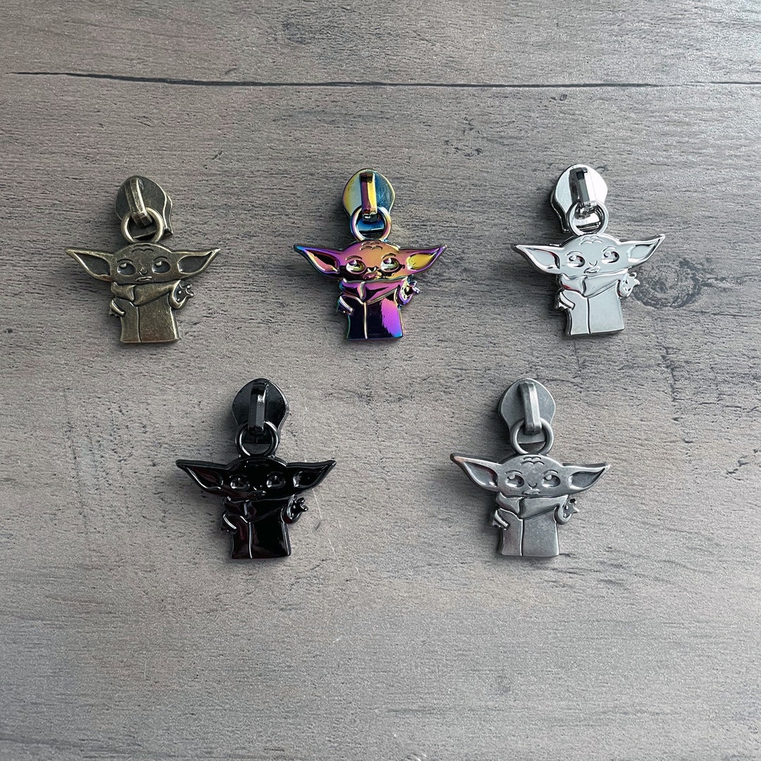 Baby Alien Zipper Pulls (5 Pcs) Designed for #5 Nylon Zipper Tape. No ...