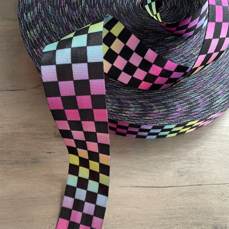 1.5 Inch Nylon Seat Belt Webbing by the Yard - Specialty Patterns - Etsy