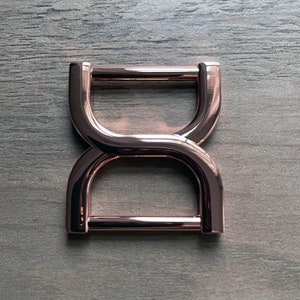 1” Double D-ring, Strap Connectors, D-rings, Bag Purse Hardware (4 Pack ...