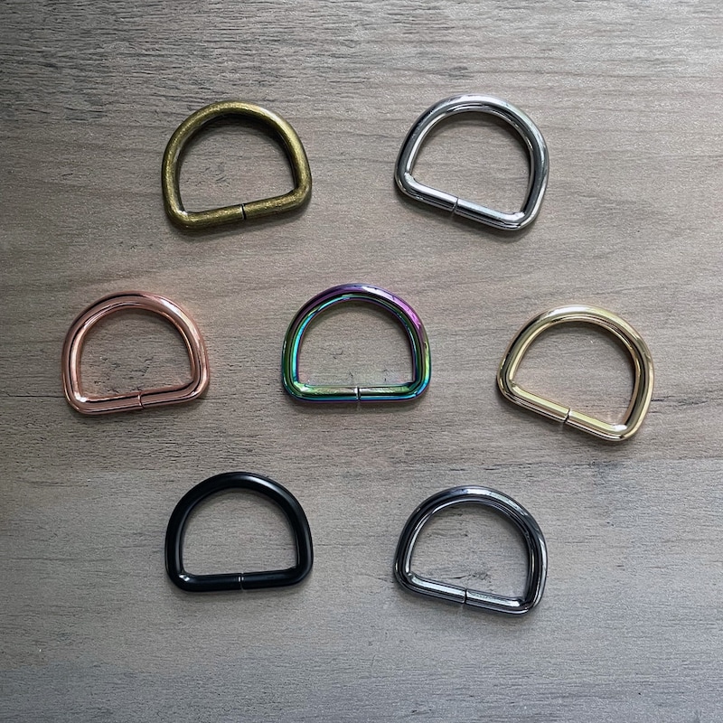 Rainbow Metal Ring 25 Mm - Etsy