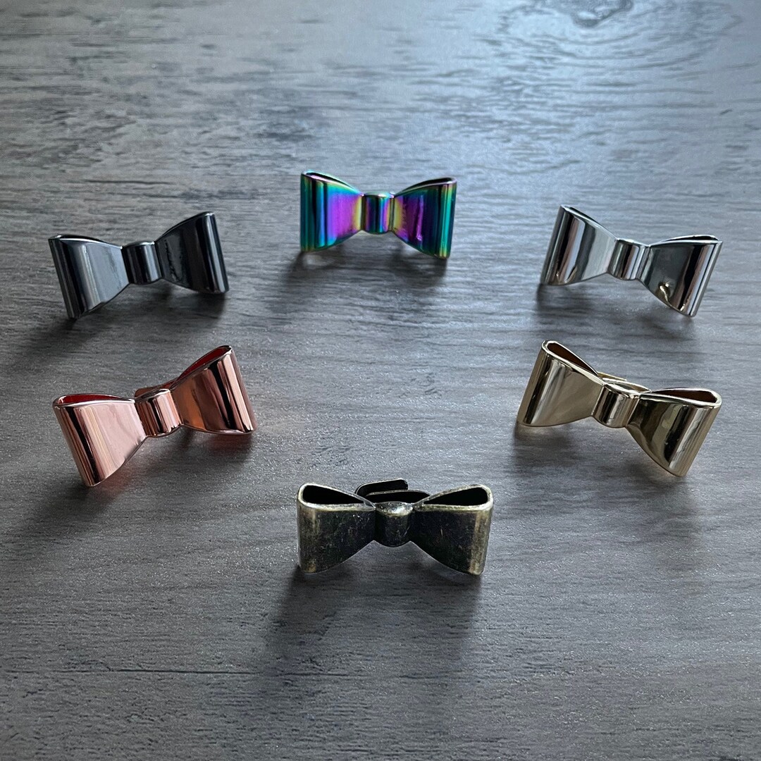 Metal Bow Purse Label: DIY Bag Tag (30x15 Mm) - Etsy