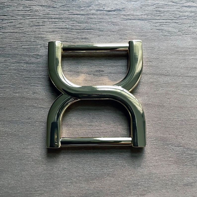 1” Double D-ring, Strap Connectors, D-rings, Bag Purse Hardware (4 Pack ...