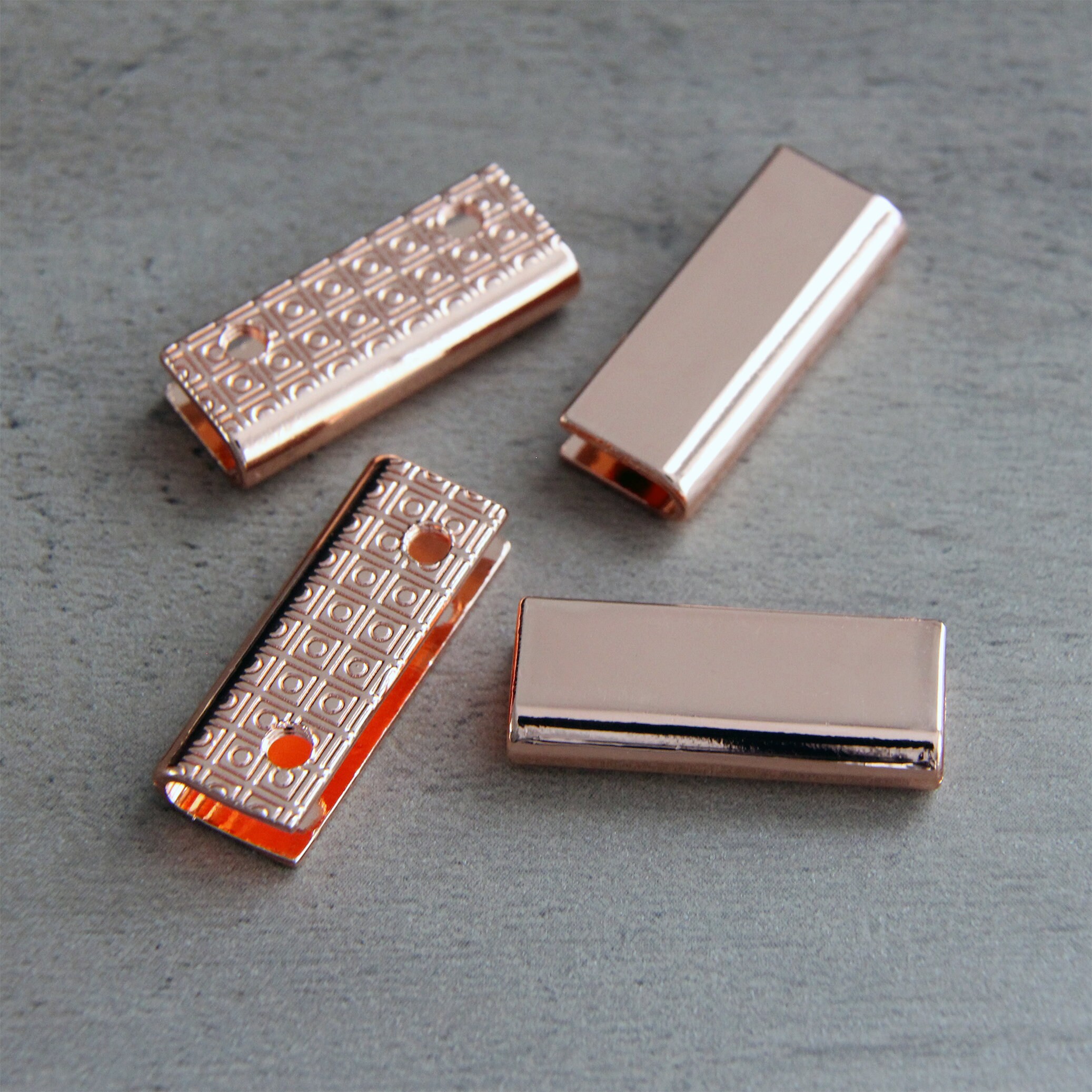 1″ (25 Mm) Rectangle Strap End Caps – 4 Pcs - Etsy