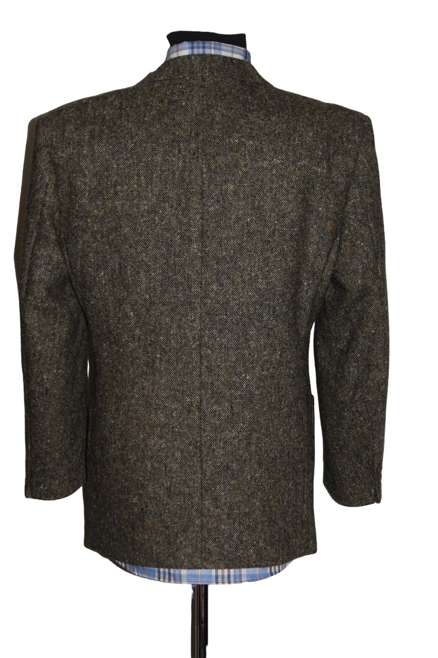 Angelo Litrico Wool Tweed Boucle Blazer Jacket With Patch Pockets Size ...