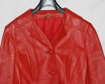 Cherry Red Jacket - Etsy