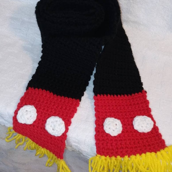 Mickey Mouse Scarf - Etsy
