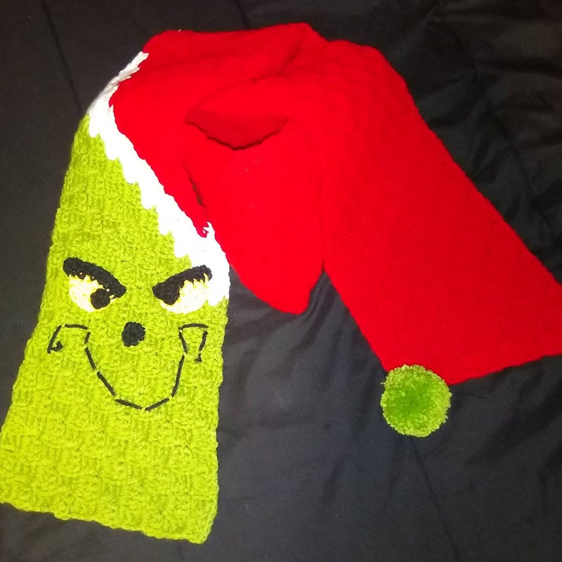 Grinch Scarf Pattern - Etsy