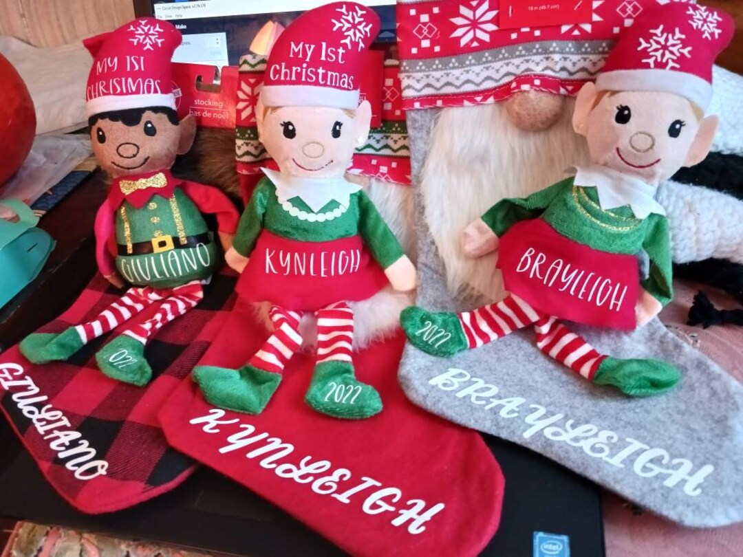 Personalized Soft and Cuddly Christmas Elves. - Etsy