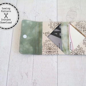 Card Wallet Sewing Pattern PDF, Beginner Friendly - Etsy