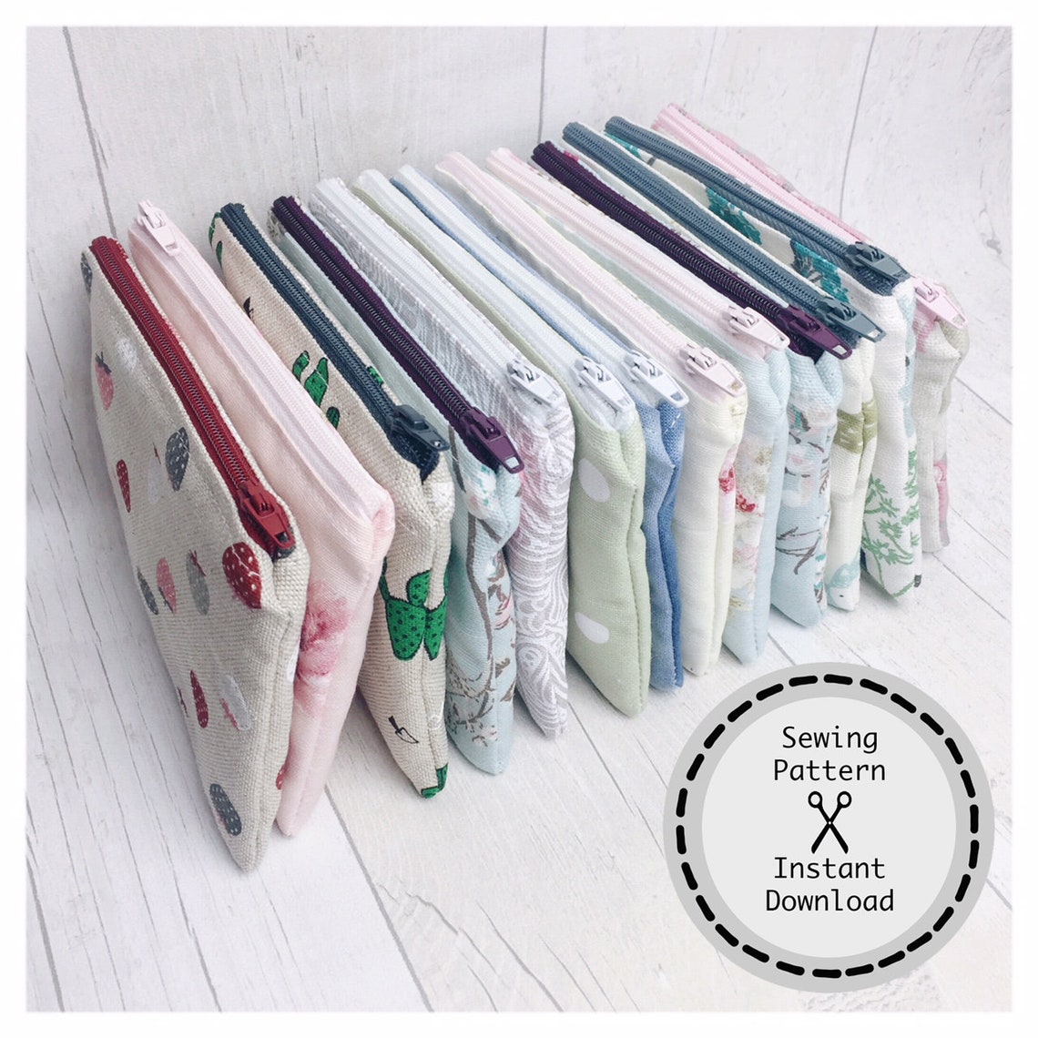 Coin Purse PDF sewing pattern instant download perfect for | Etsy