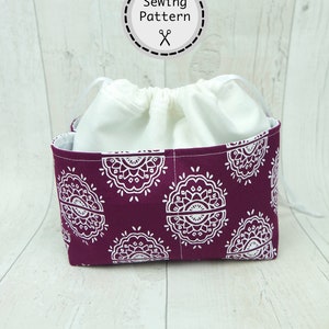 Drawstring Bag, DIY Gift, PDF Sewing Pattern, Instant Download. - Etsy