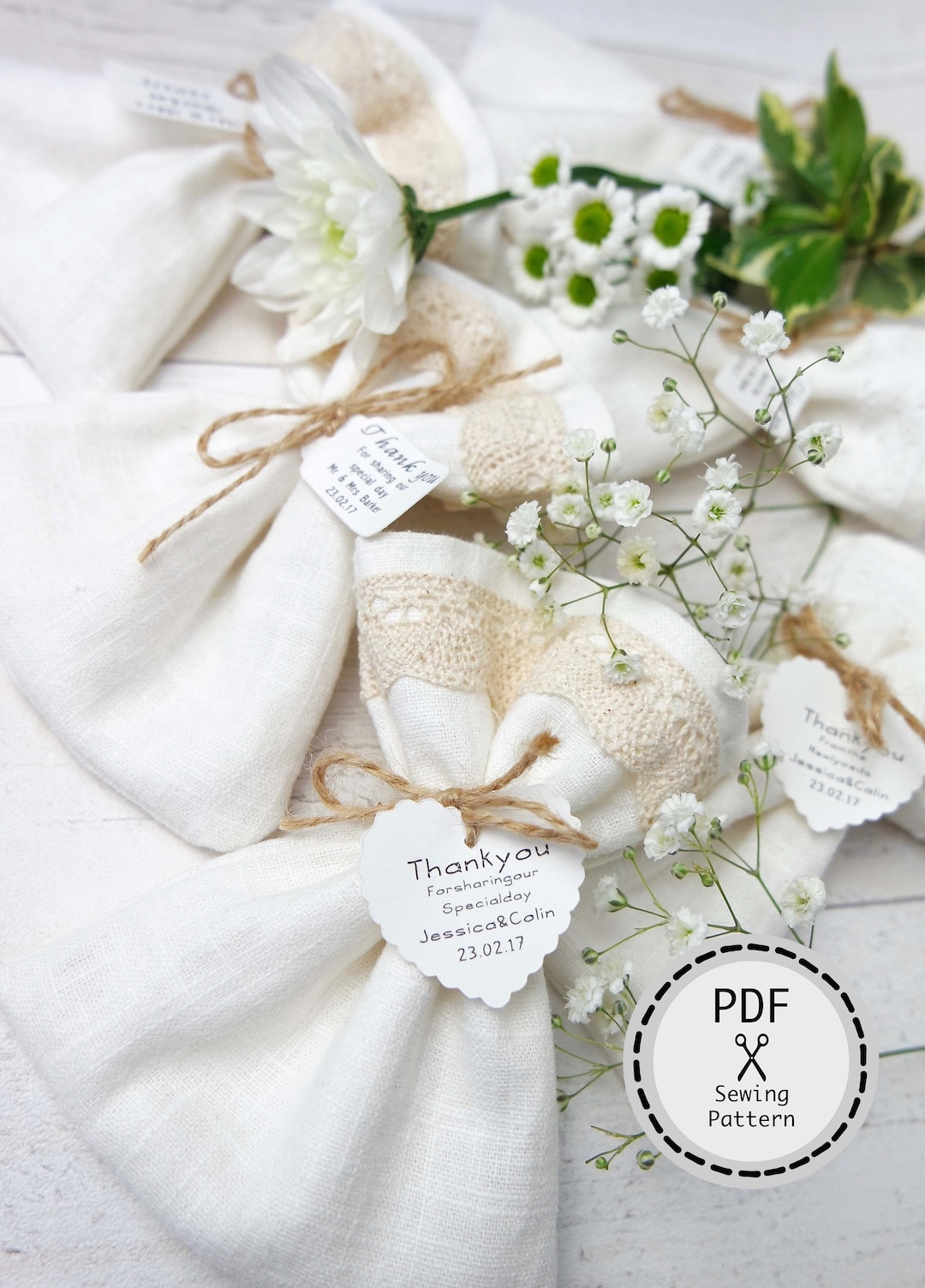 Wedding Favour Bag PDF Sewing Pattern, Instant Download, Perfect for ...