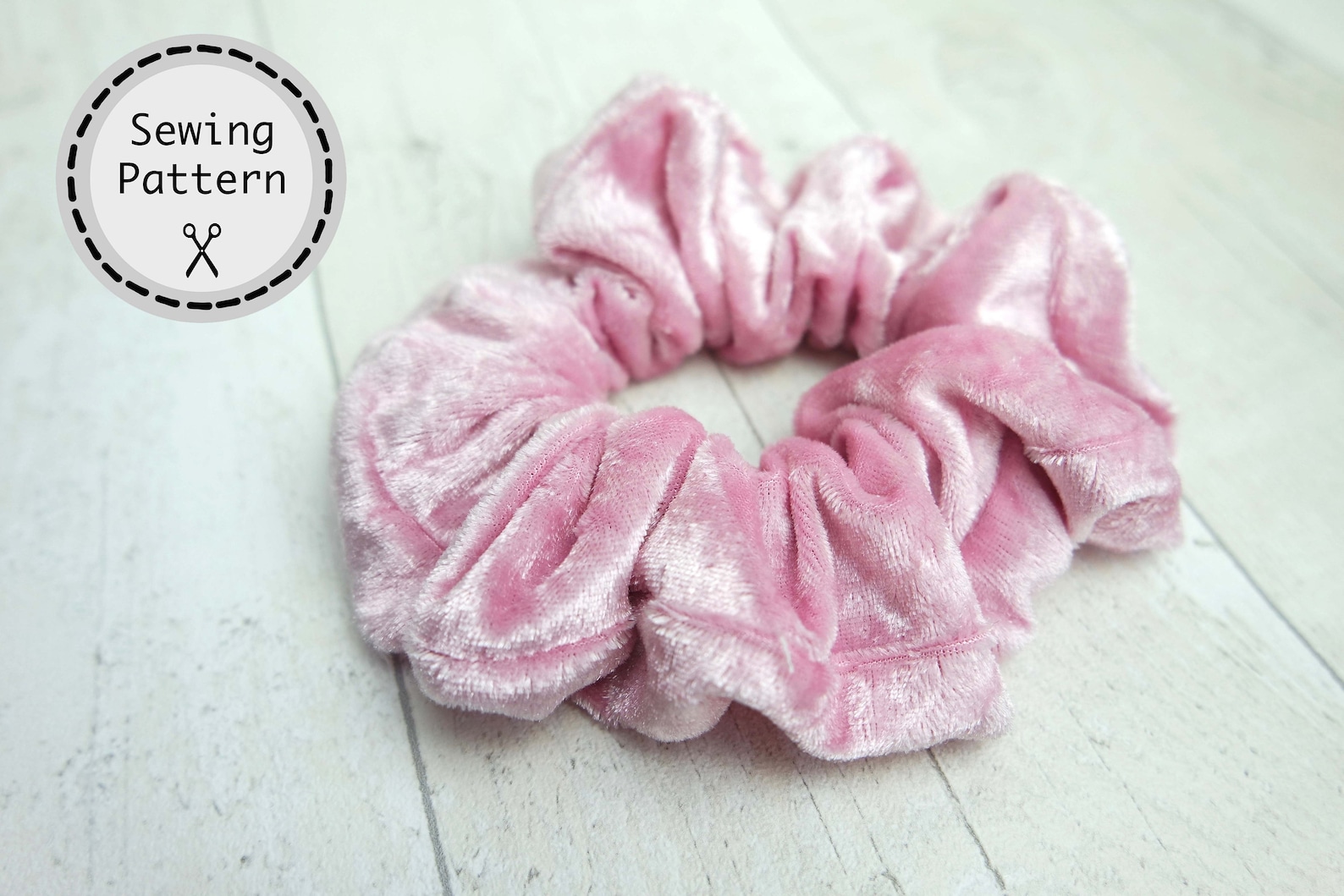 Hair Scrunchie PDF Sewing Pattern Instant Download Perfect - Etsy