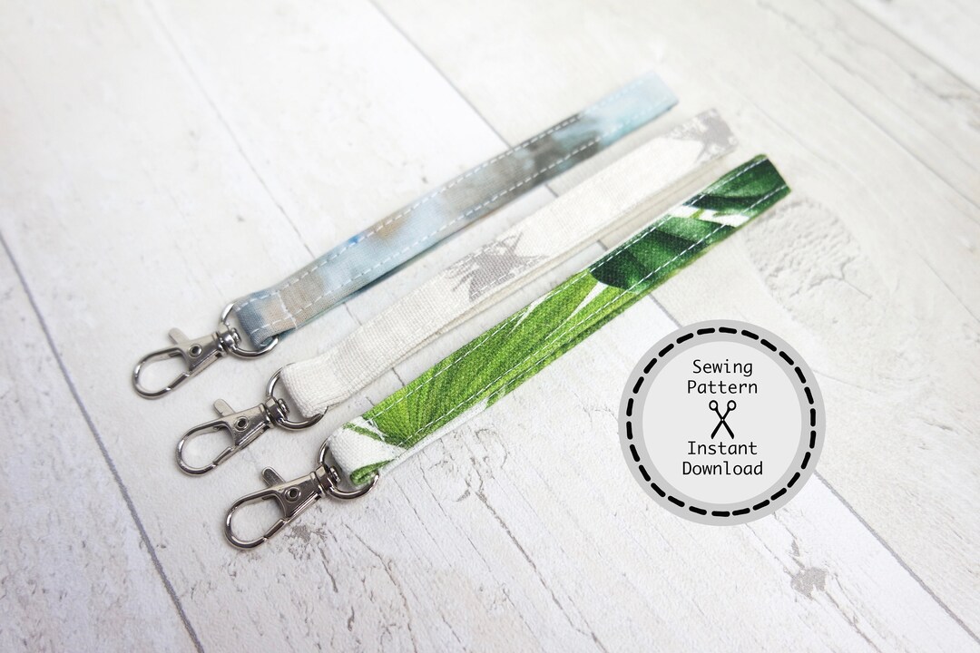 Wristlet Strap Sewing Pattern, Beginner Friendly (PDF Pattern) - Etsy