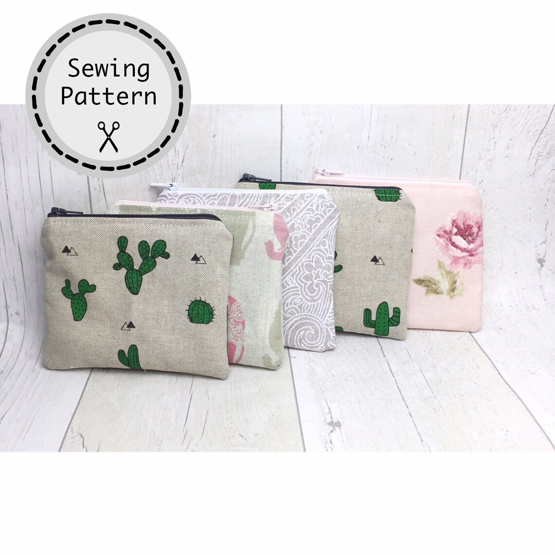 Coin Purse PDF sewing pattern instant download perfect for | Etsy