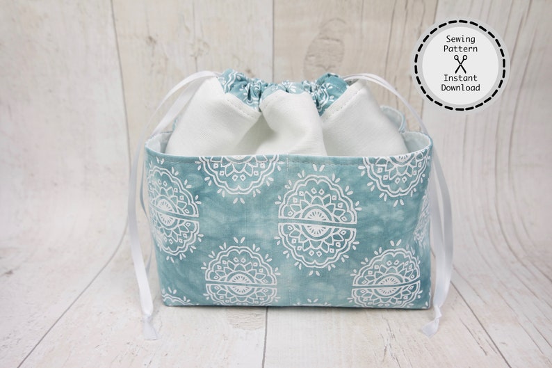 Drawstring Bag, DIY Gift, PDF Sewing Pattern, Instant Download. - Etsy