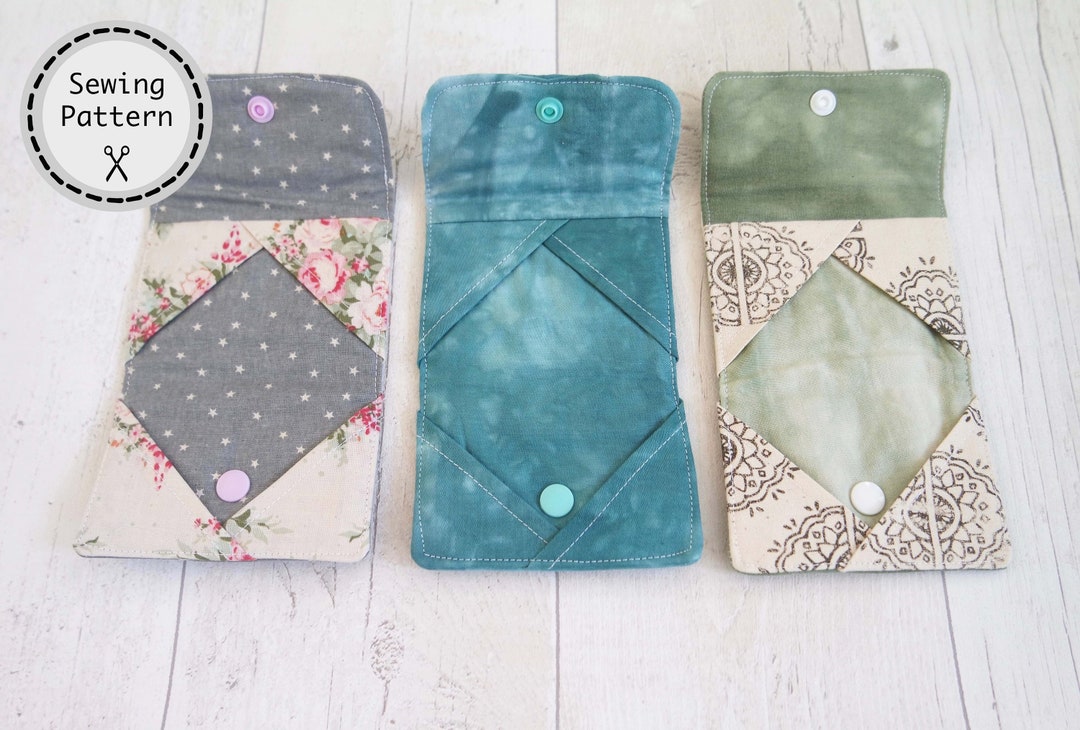 Card Wallet Sewing Pattern PDF, Beginner Friendly - Etsy