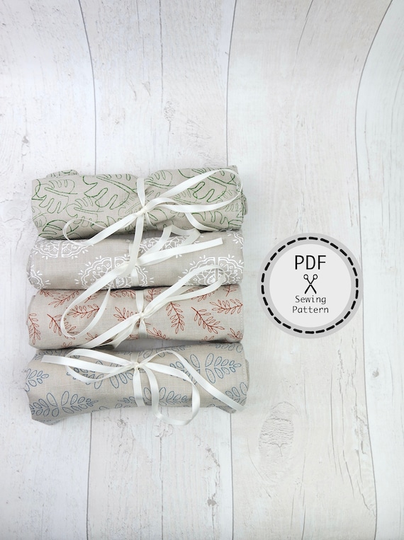 Brush Roll DIY Gift PDF Sewing Pattern Instant Download. | Etsy UK