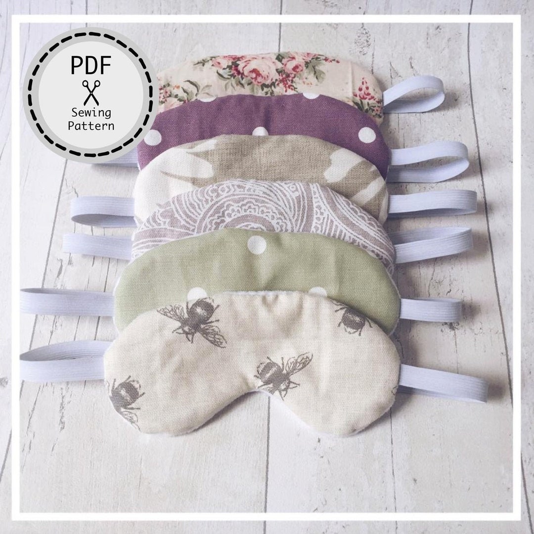Eye Mask Sewing Pattern, Beginner Friendly (PDF Pattern) - Etsy