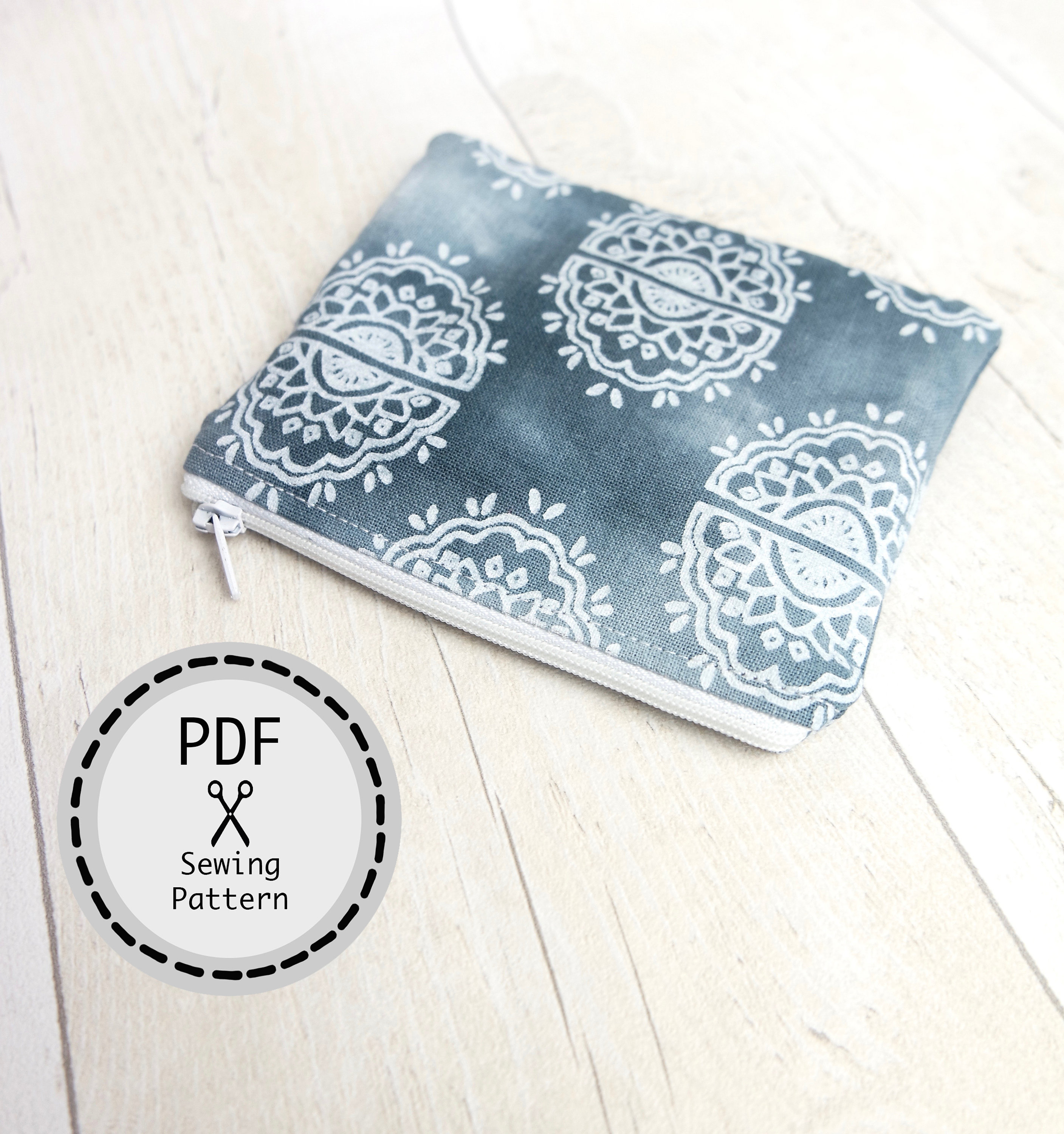 Coin Purse PDF sewing pattern instant download perfect for | Etsy