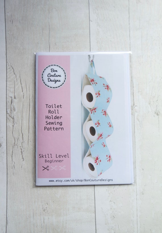 Toilet Roll Holder Paper Pattern DIY Gift. - Etsy