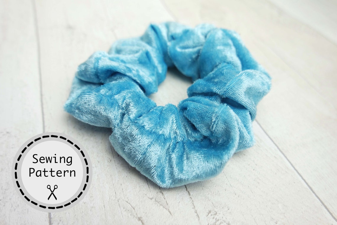 Hair Scrunchie PDF sewing pattern instant download perfect | Etsy