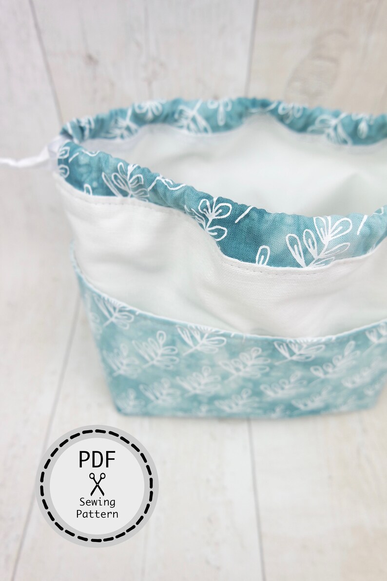 Drawstring Bag, DIY Gift, PDF Sewing Pattern, Instant Download. - Etsy
