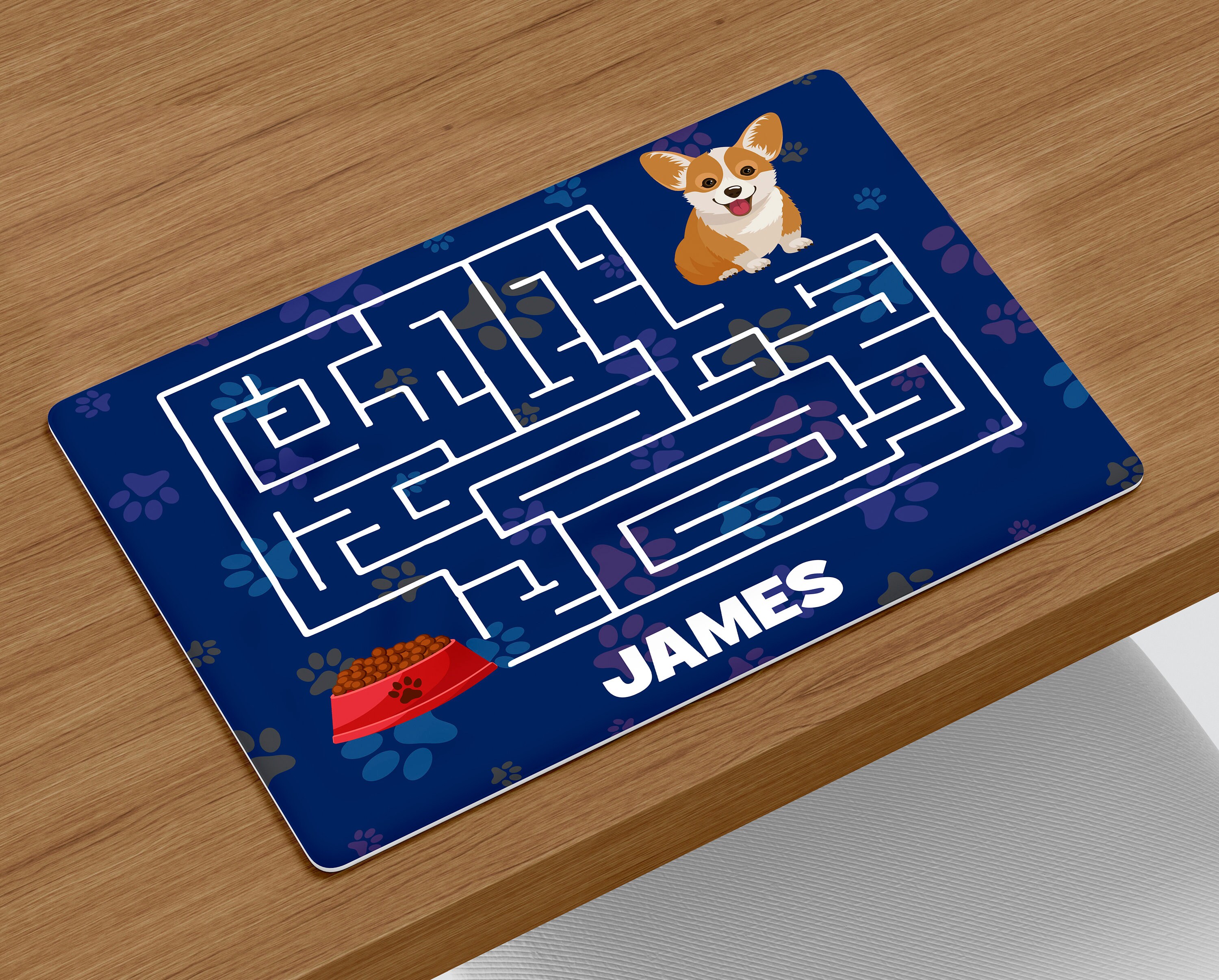 Editable Printable Custom Kids Placemats Personalized Puzzles Toddler ...