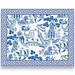Blue and White Chinoiserie Art Print Pattern Disposable Paper Placemats ...