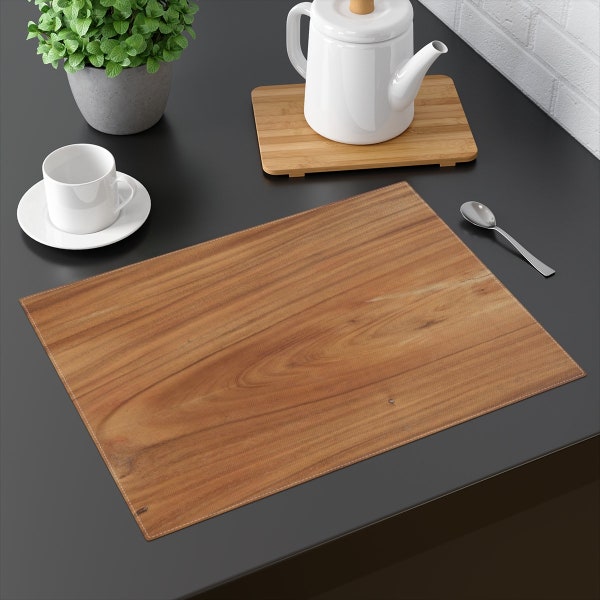 Wood Table Mat - Etsy