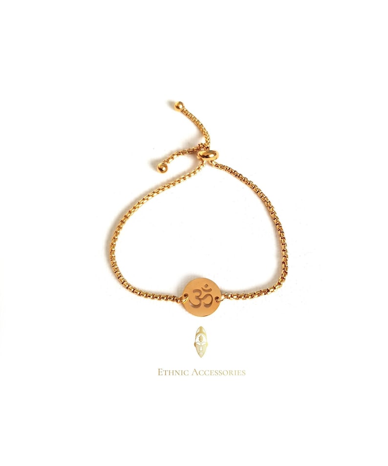 Omkar Omkar Bracelet Ohm Bracelet Aum Bracelet Gold - Etsy
